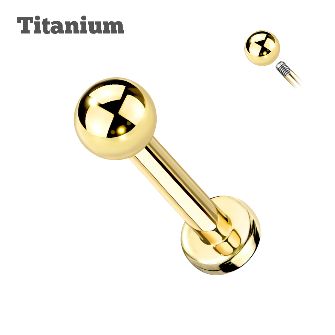 Ball Ends Threaded Titanium Labret